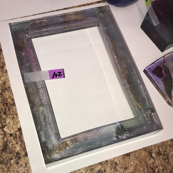 jfone8 | Office | Epoxy Resin Picture Frame 5 X 7 | Poshmark